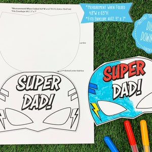 Happy Father's Day Superhero Decorations Set Printable, Fathers Day ...