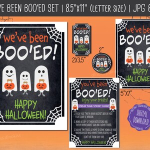 You've Been Booed & We've Been Booed Printable Set, Youve Been Booed ...