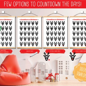 Countdown to Christmas Calendar SVG, Christmas Countdown Calendar ...