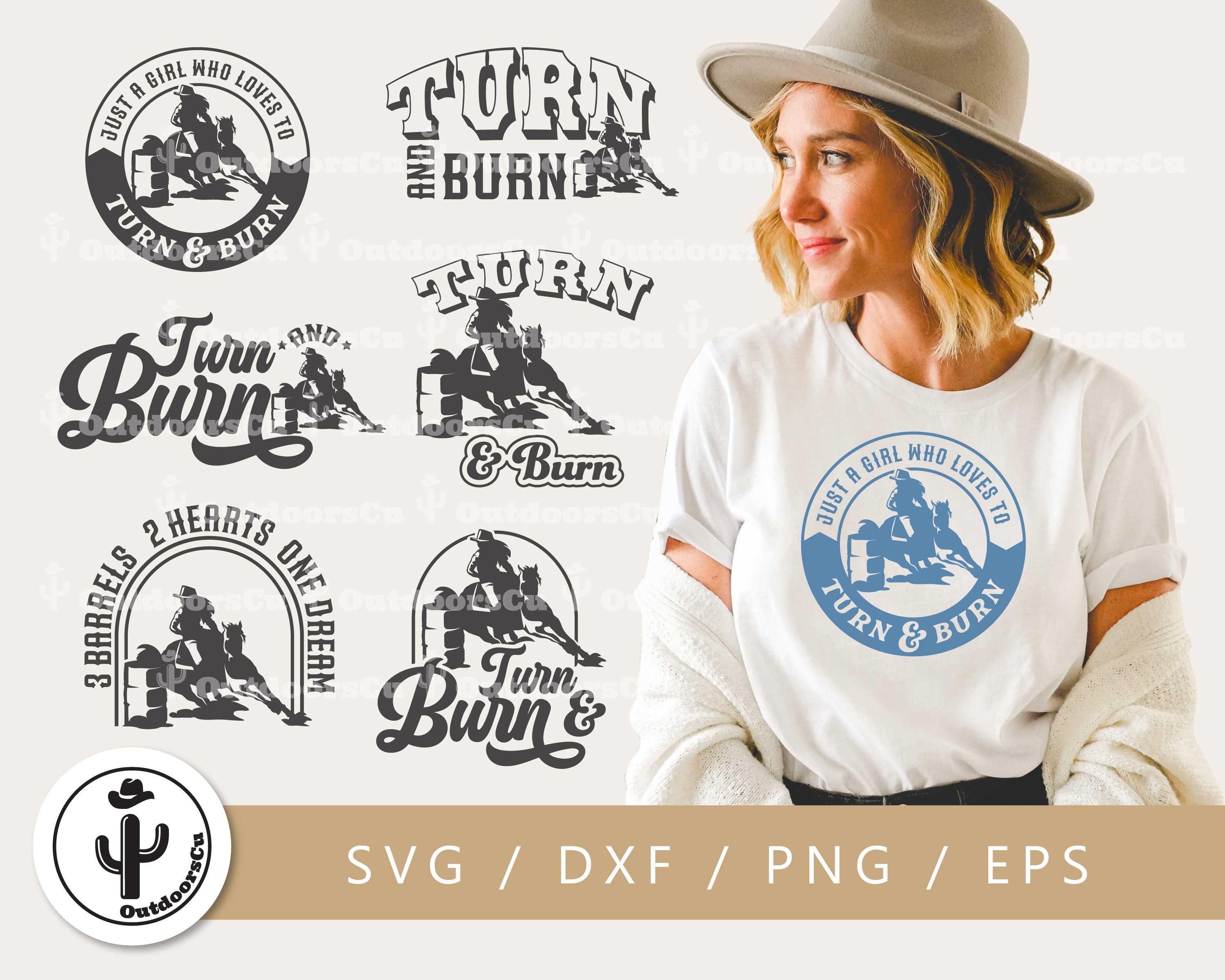 Set of Barrel Racing Graphics | SVG PNG Cut File | Design Bundles of ...