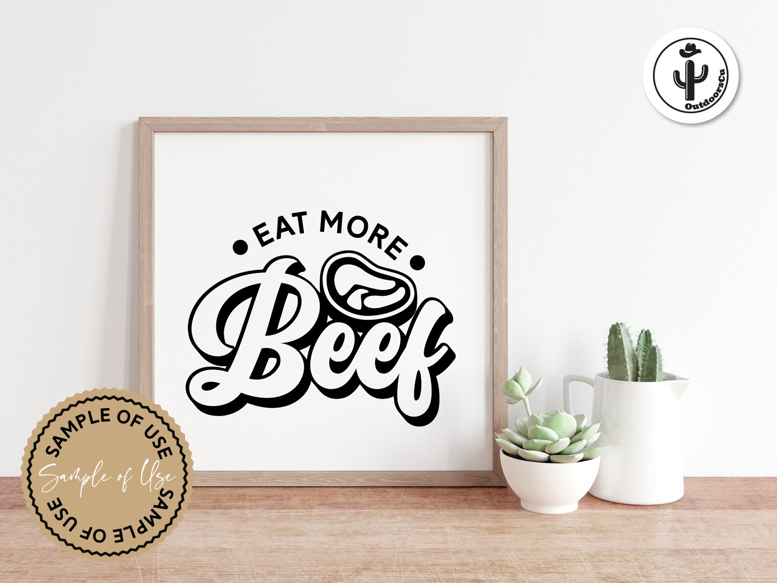 Eat More Beef SVG Png Cut File | American Beef Svg | Not Vegan | Meat ...