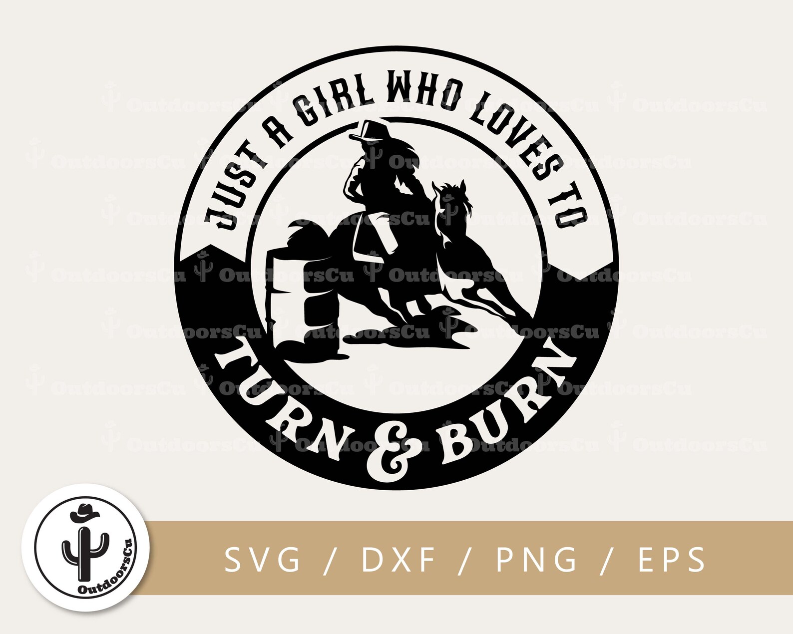 Set of Barrel Racing Graphics | SVG PNG Cut File | Design Bundles of ...