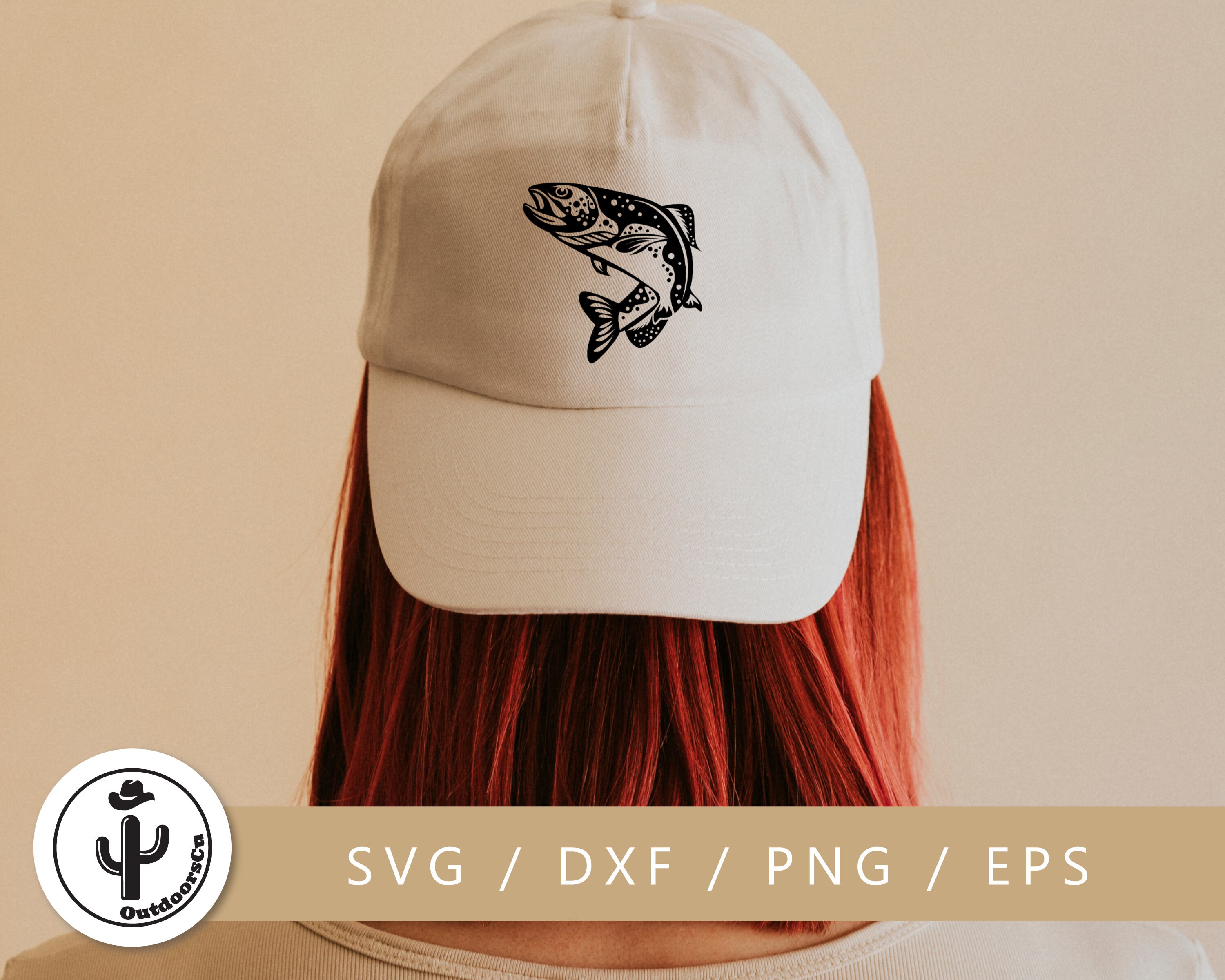 Trout Fishing Svg Png Cut File | Fishing Hobby & Sport | Trout Fish ...