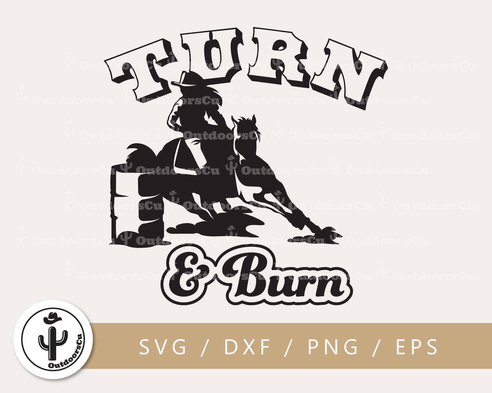 Set of Barrel Racing Graphics | SVG PNG Cut File | Design Bundles of ...