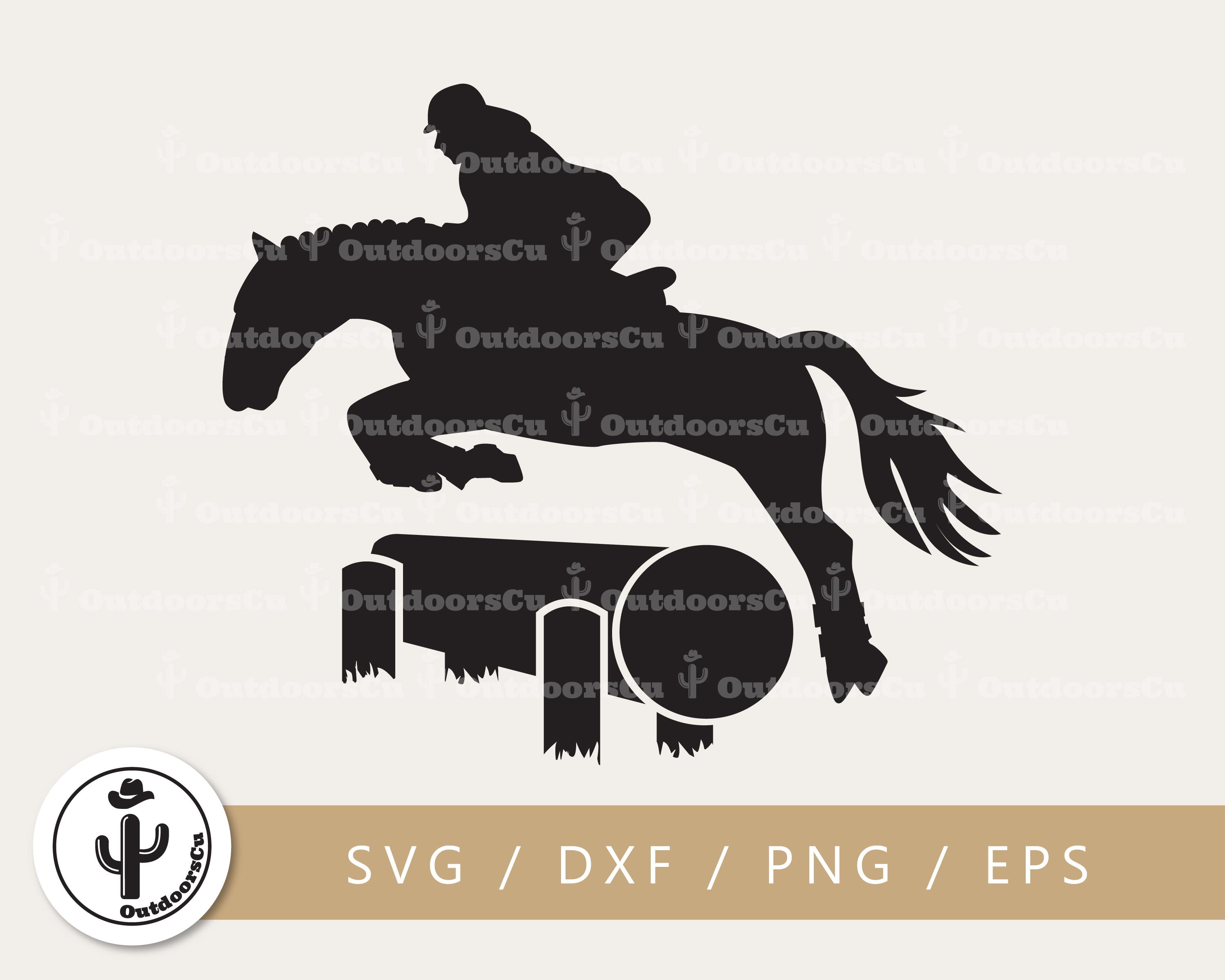 Cross Country Riding Silhouette Svg | Eventing Svg Png Cut File ...