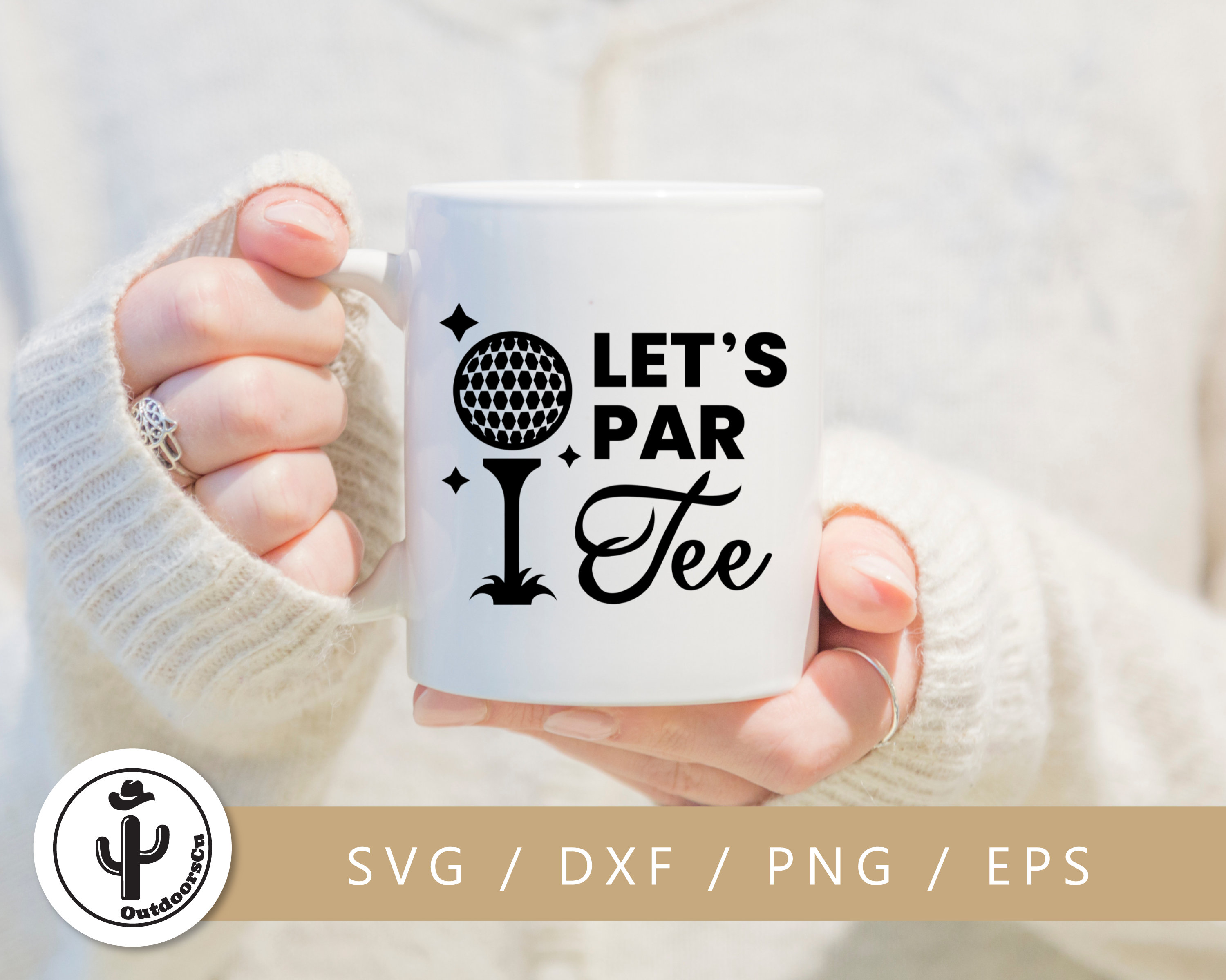 Lets Par Tee SVG PNG Cut File Golf Life Golf Ball Youth Sport Golf Club ...