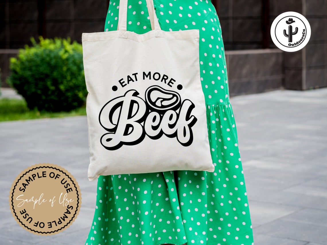 Eat More Beef SVG Png Cut File American Beef Svg Not Vegan Meat Lovers ...