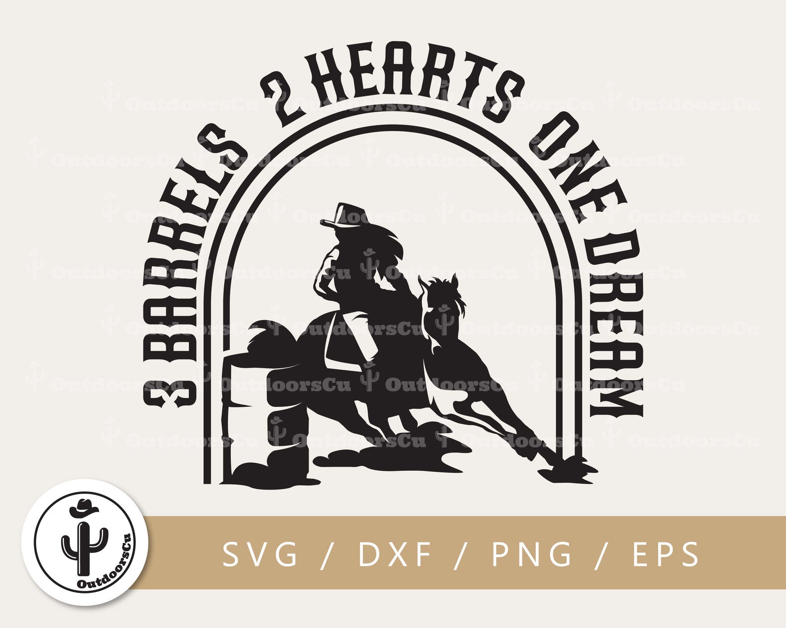 Set of Barrel Racing Graphics | SVG PNG Cut File | Design Bundles of ...