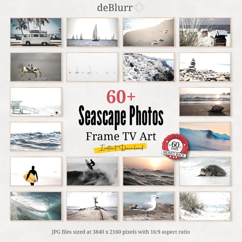 Black Framed Sea Art - Etsy