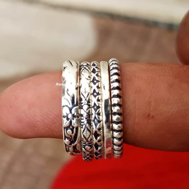 Silver Rings - Etsy
