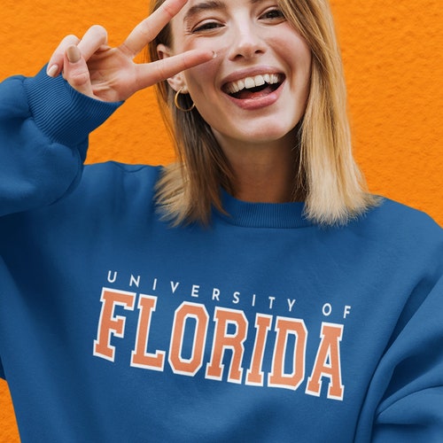 University of Florida UF Map Print College Gift Graduation - Etsy