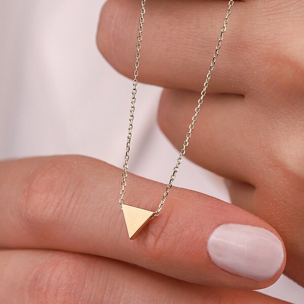 Triangles Necklace - Etsy