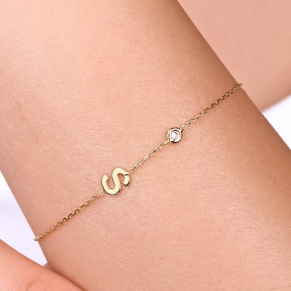 Letter Bracelet - Etsy