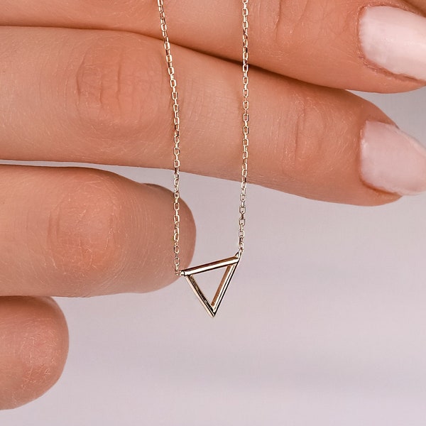 Triangles Necklace - Etsy