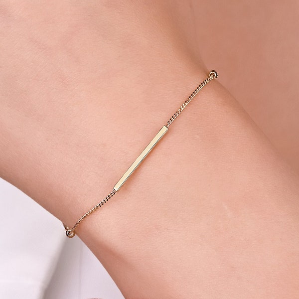 Bar Bracelet - Etsy