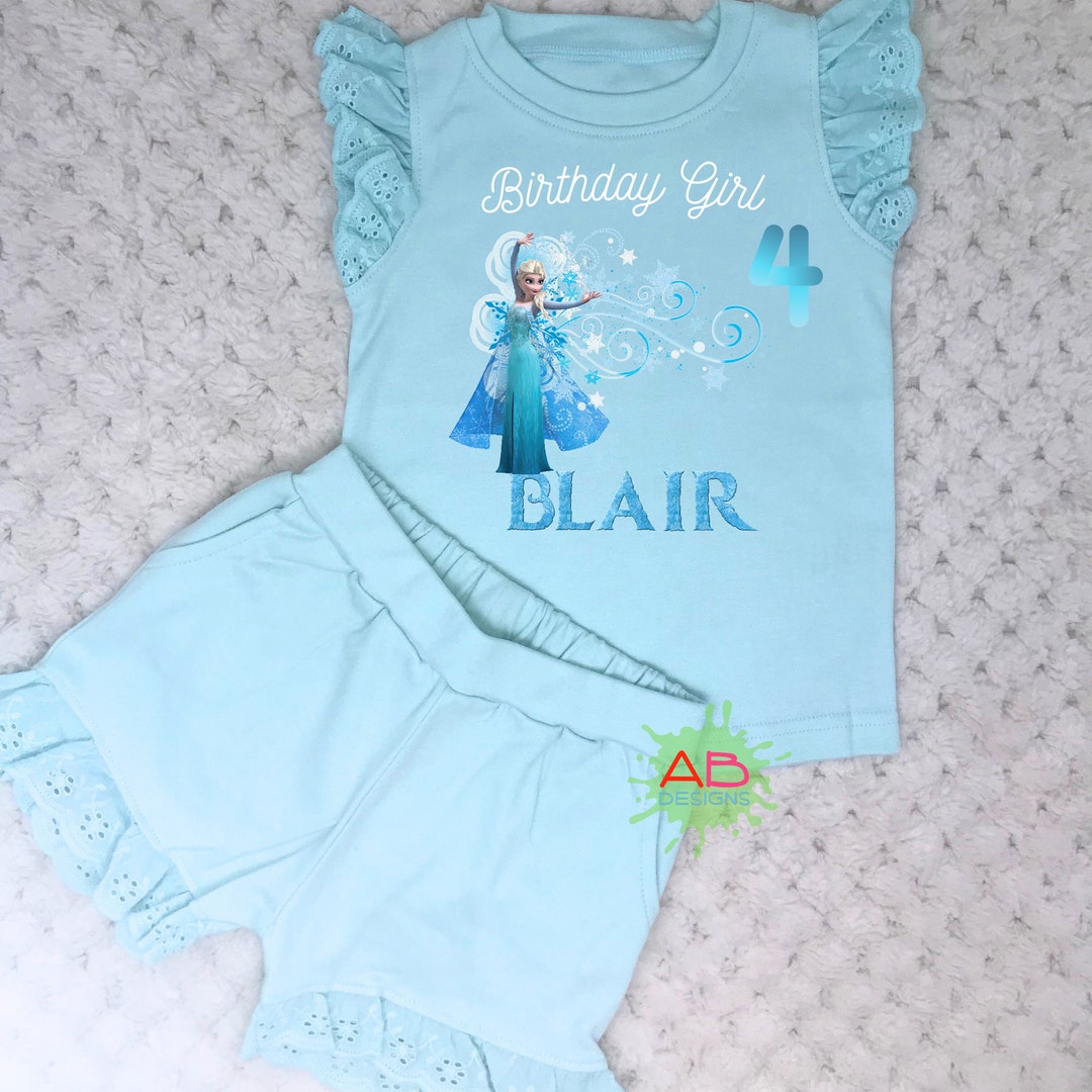 Personalised Ice Queen Elsa Birthday Eve Two Piece Set, When I Wake up ...