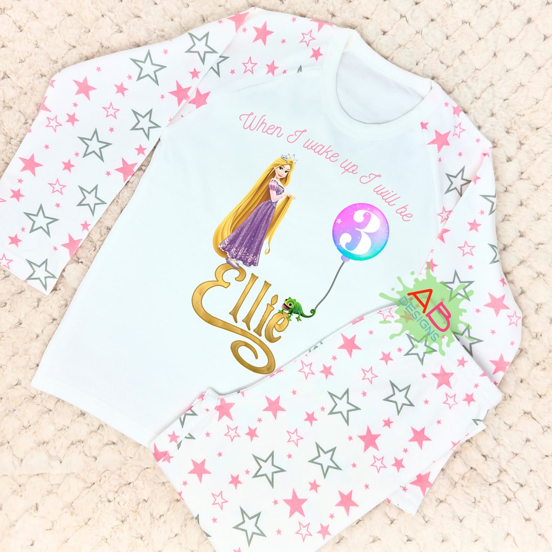 Custom Princess Birthday Two Piece Lounge Set When I Wake up - Etsy