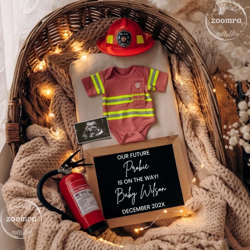Firefighter Baby - Etsy