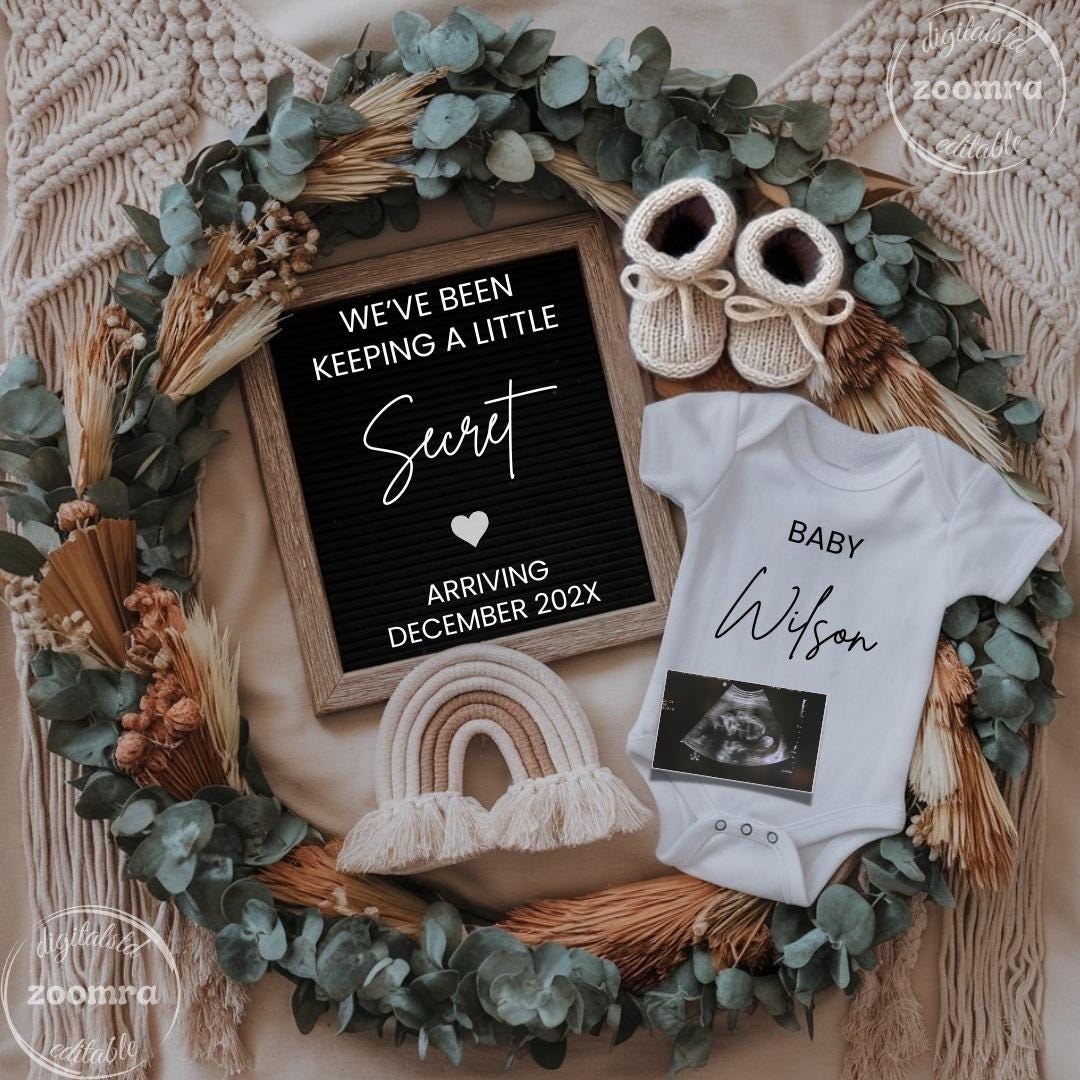Little Secret Pregnancy Announcement, Keeping a Secret Baby Reveal for ...