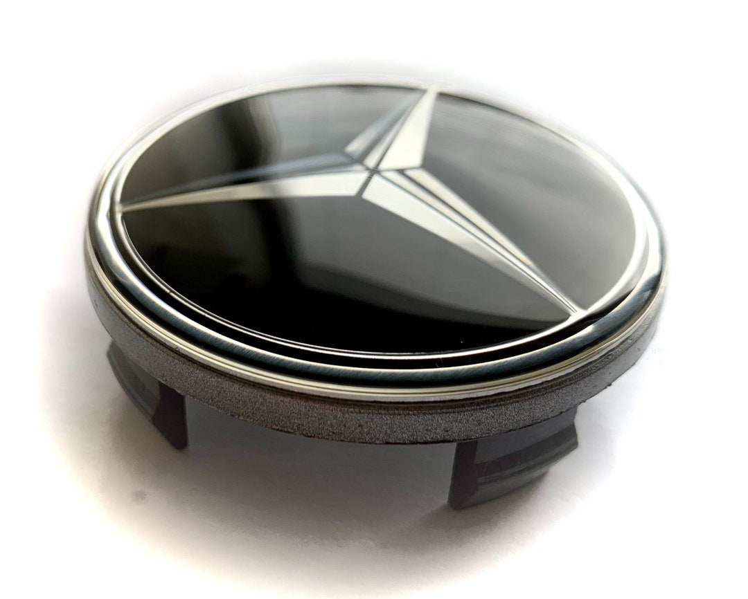 4 Items 57mm / 52mm Mercedes Benz Wheel Center Hub Caps Covers New Logo ...
