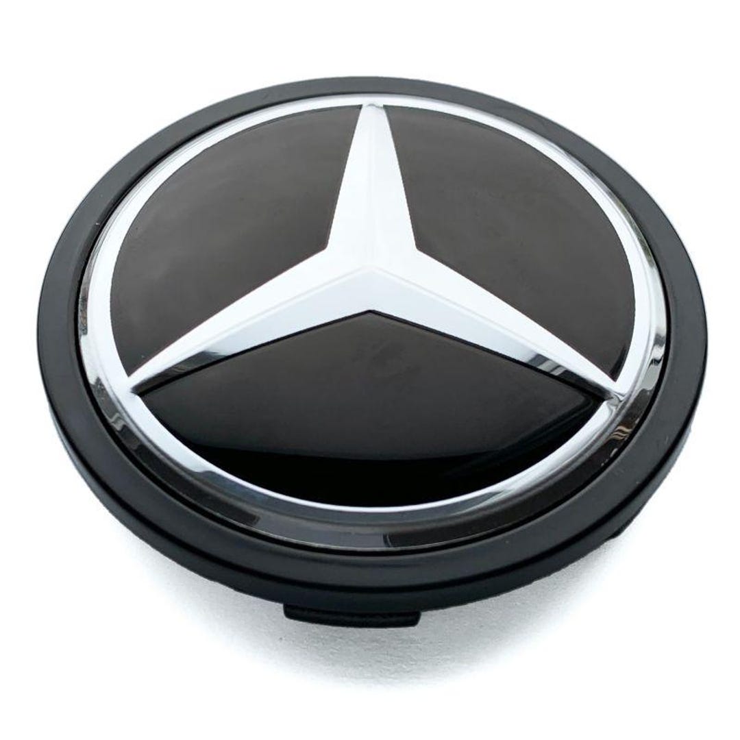 4 Items 65mm / 59mm Mercedes Benz Wheel Center Hub Caps Covers New Logo ...
