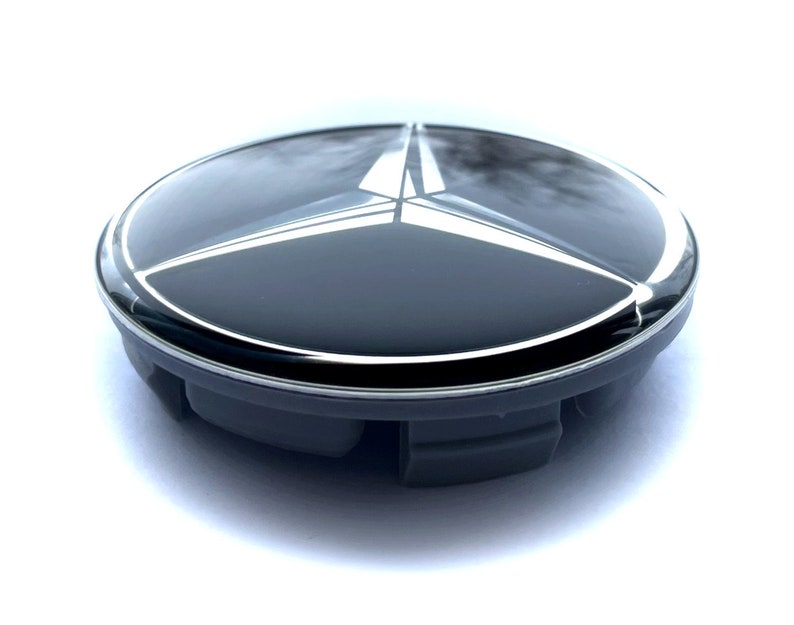 4 Items 56mm / 52mm Mercedes Benz Wheel Center Hub Caps Covers New Logo ...