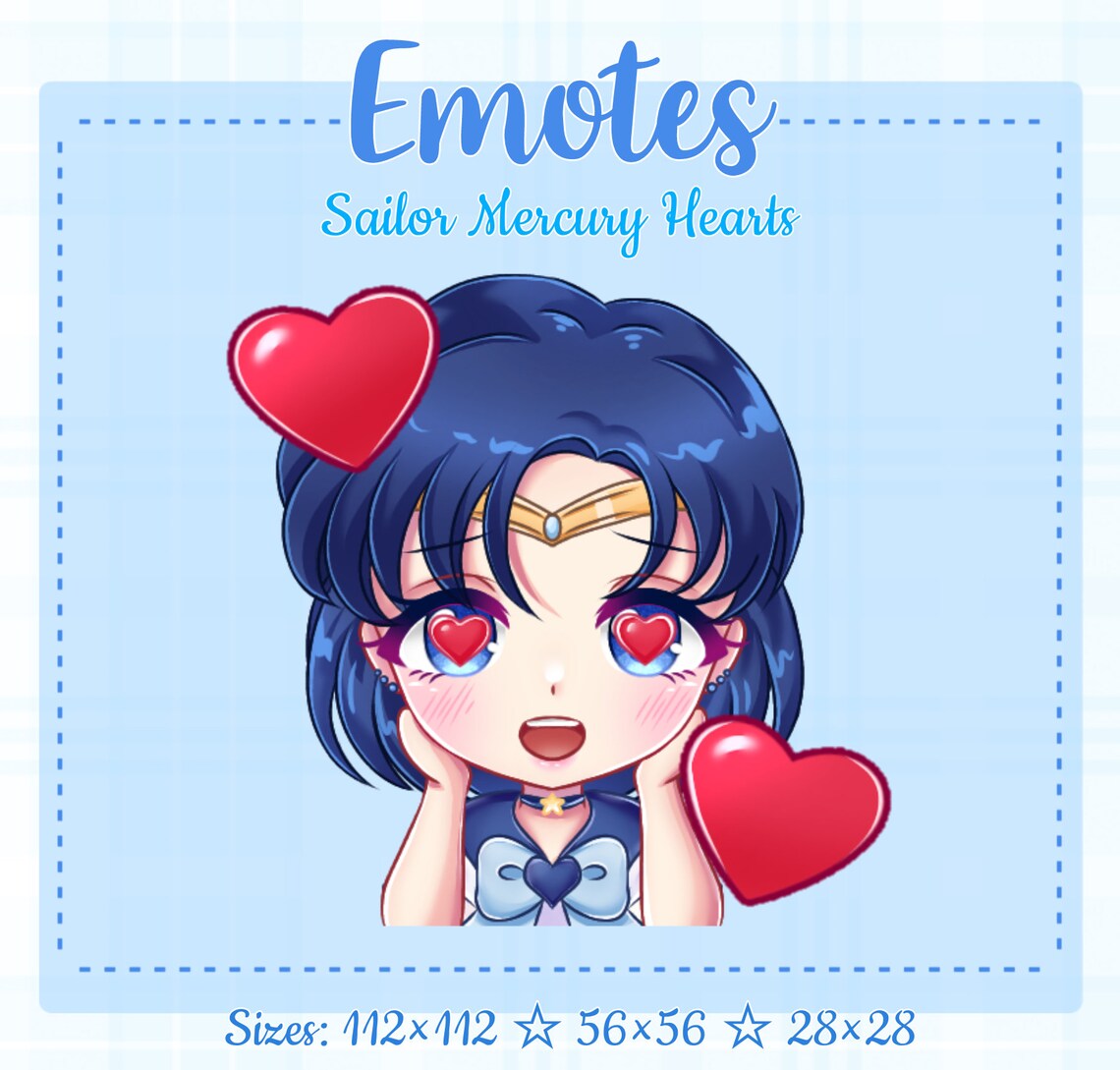 Sailor Moon Emote | Anime Emotes | Cute Emotes for Twitch | Sailor ...