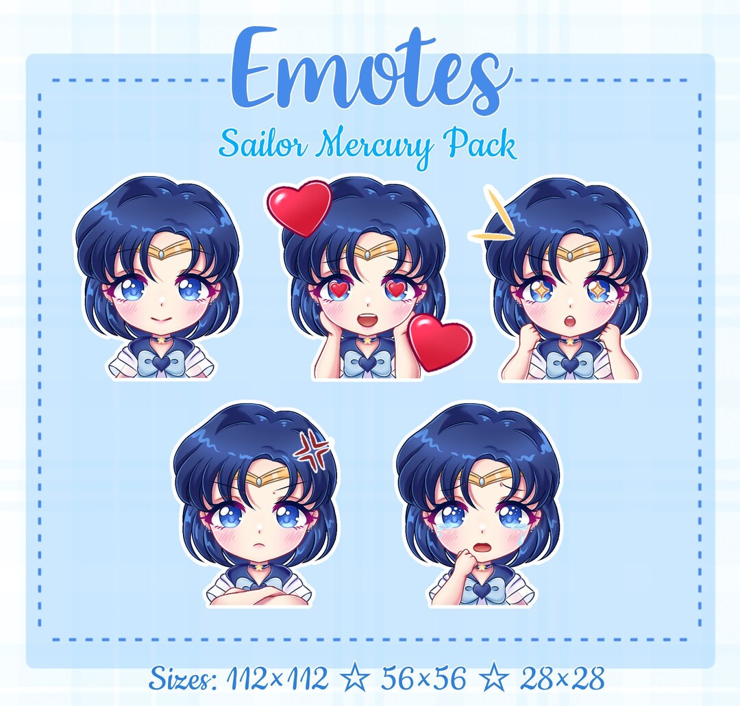 Sailor Moon Emote | Anime Emotes | Cute Emotes for Twitch | Sailor ...