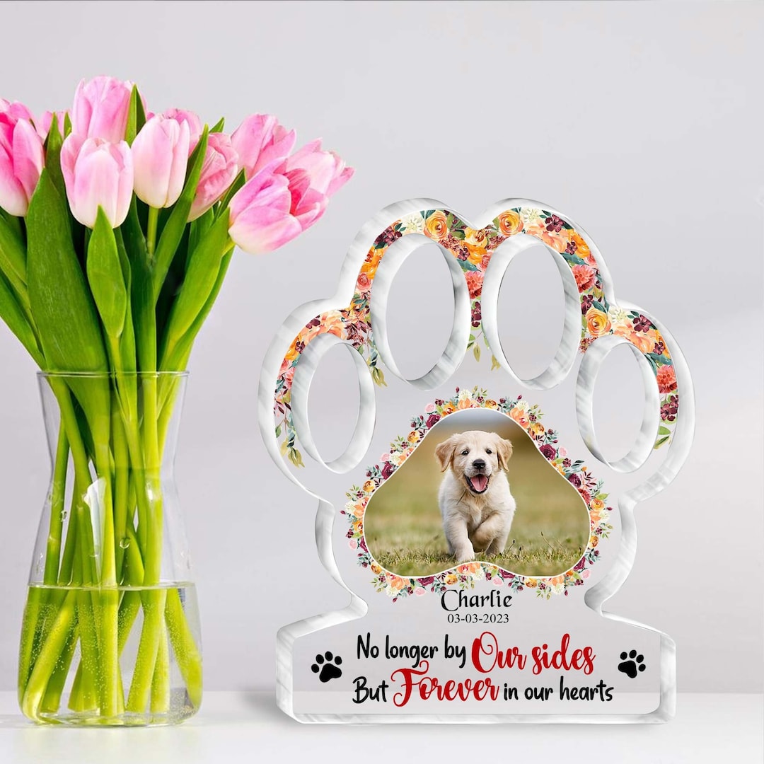 Personalized Photo Pet Memorial Acrylic Plaque Cat Dog - Etsy