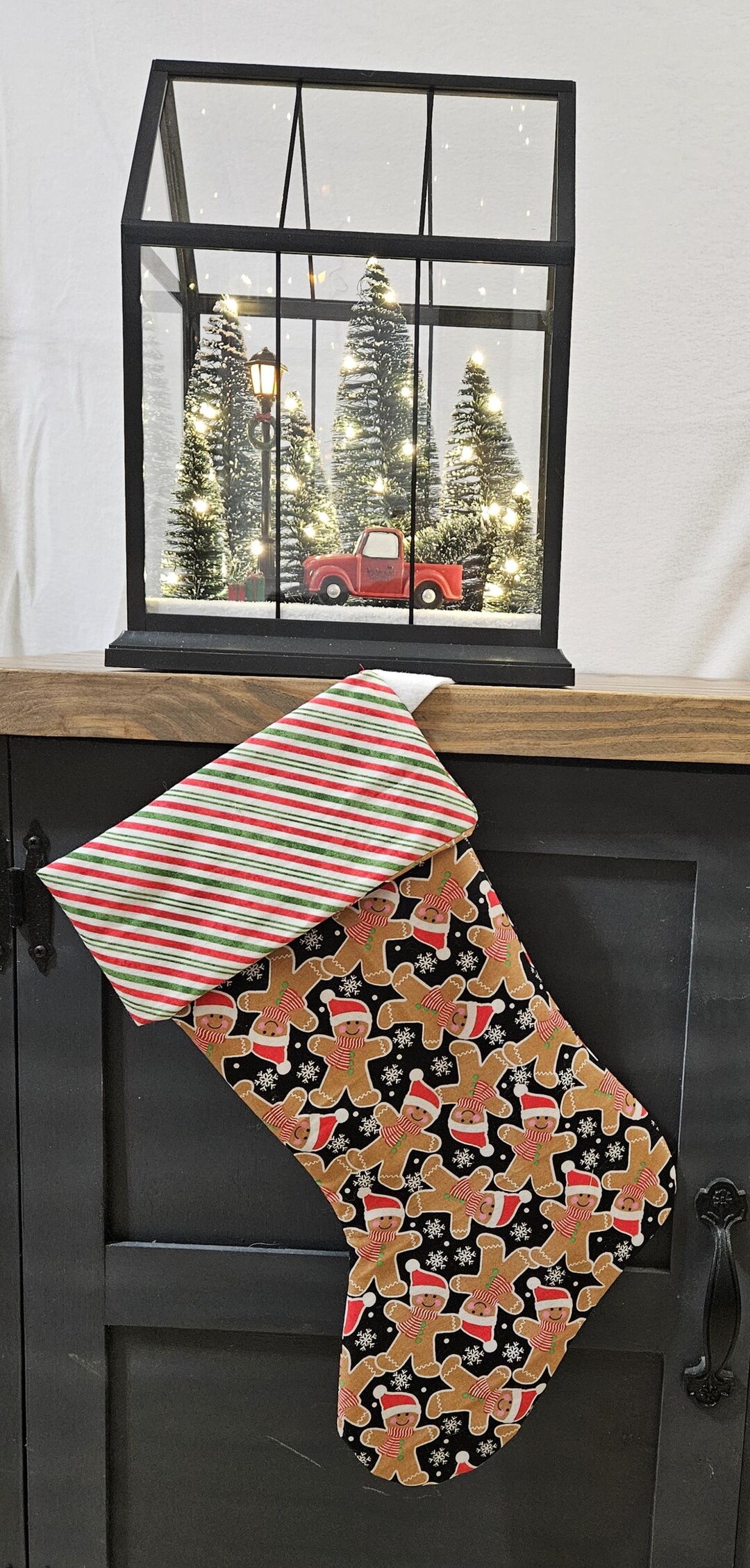 Gingerbread Man Christmas Stocking - Etsy