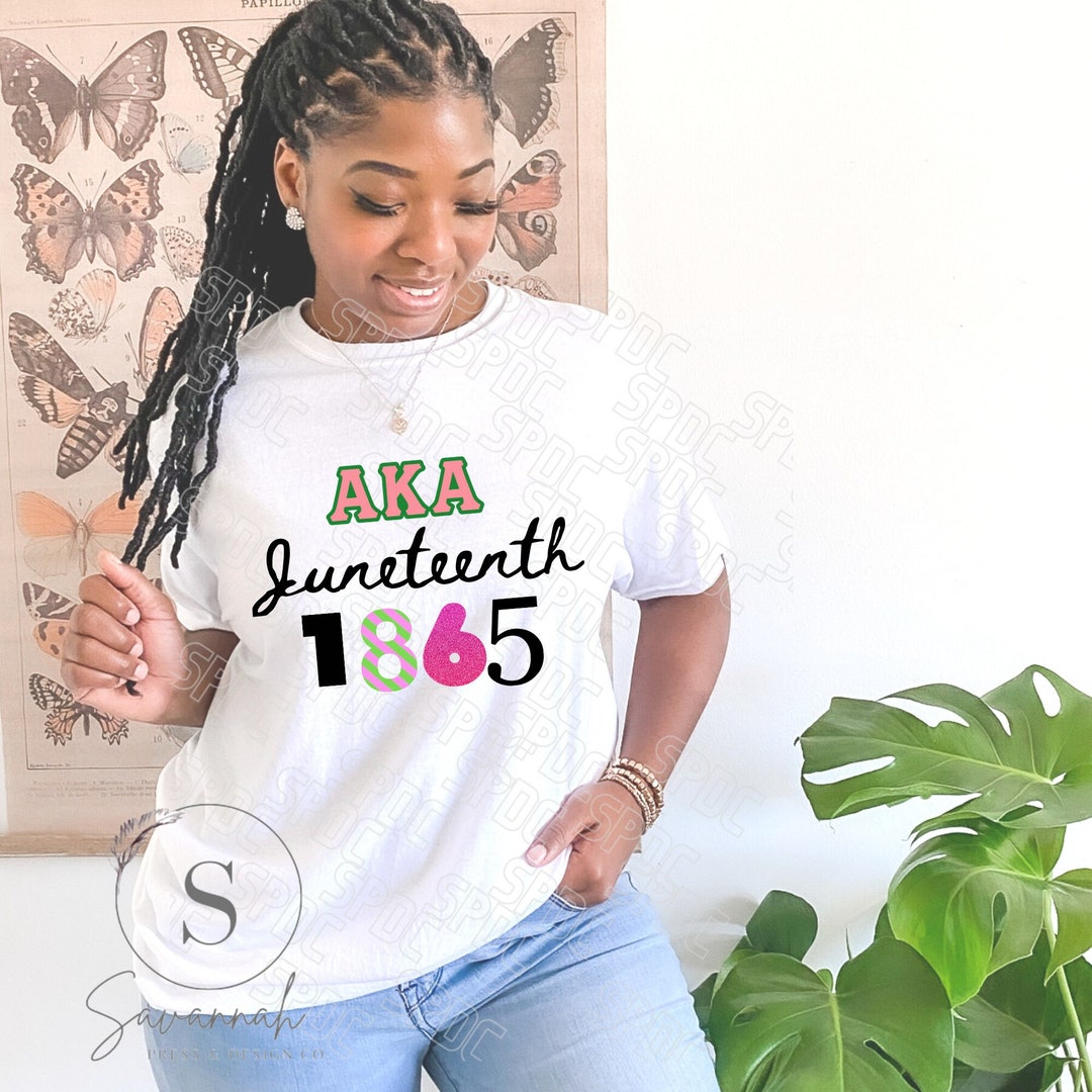 AKA Juneteeth Shirt, AKA Juneteenth Png AKA, Black Owned, 1865, Black ...