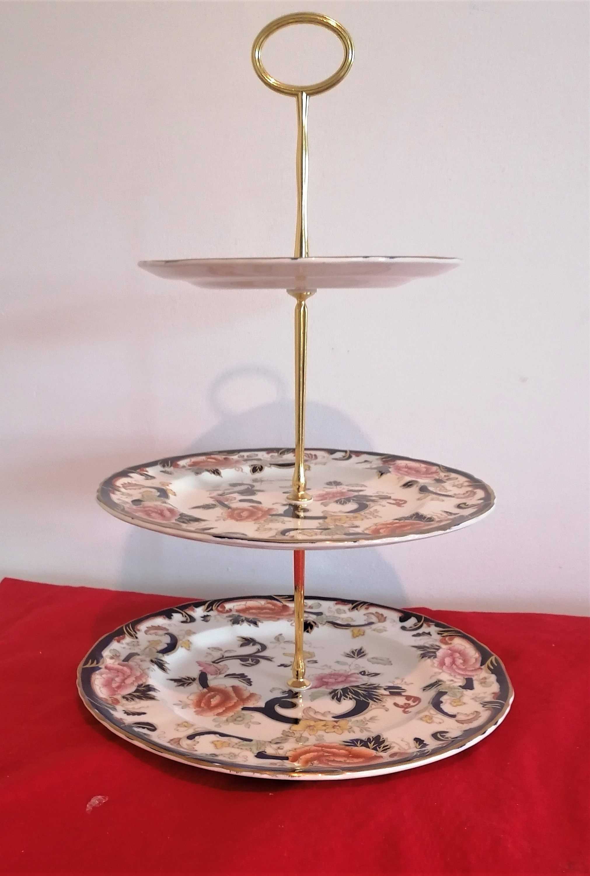 Masons Mandalay 3 Tier Cake Stand in Good Condition Free Delivery - Etsy
