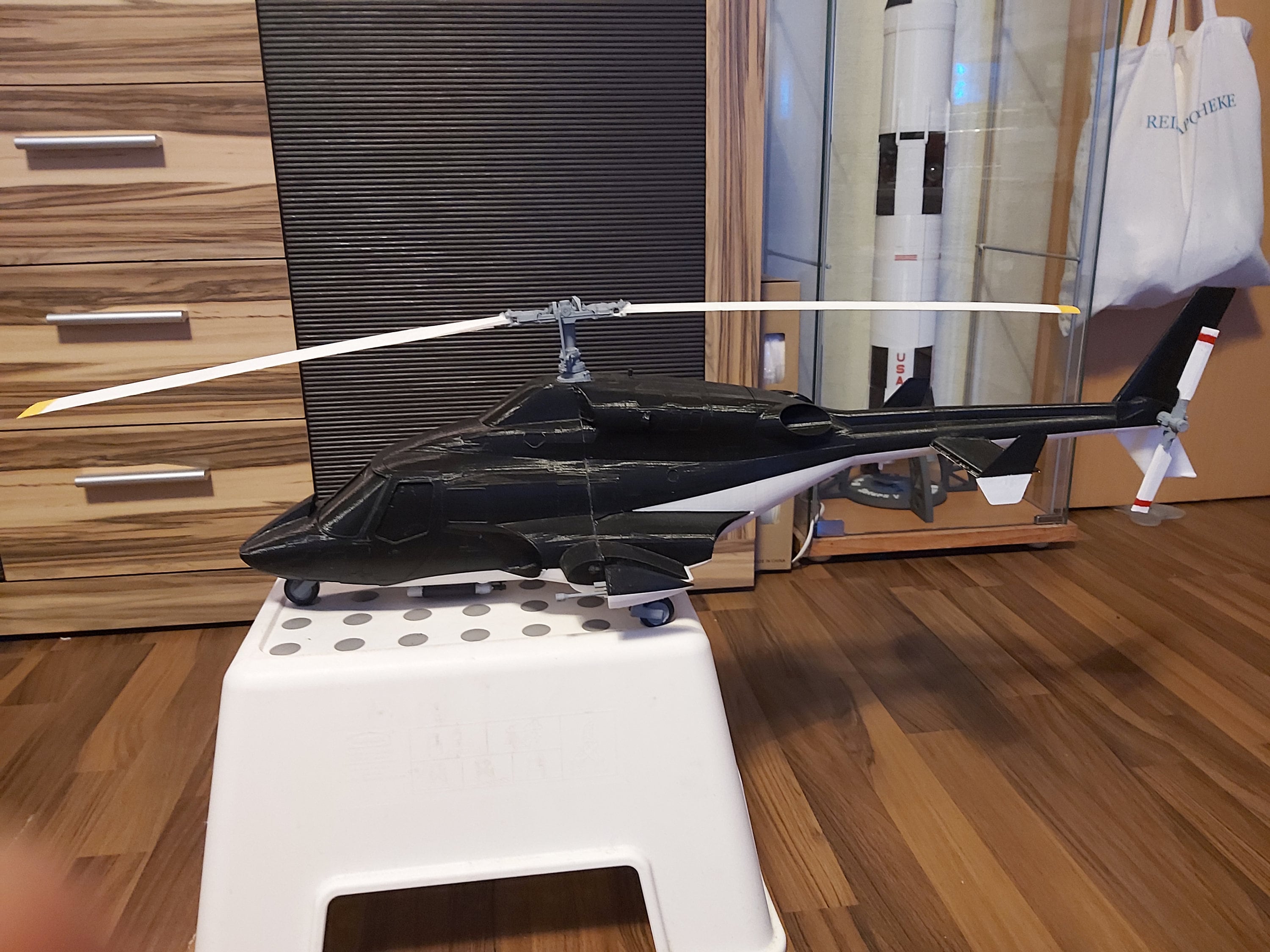 3D Printed Kit Bell 222 Airwolf - Etsy
