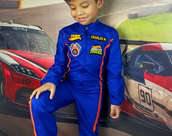 Kids Blue Racing Costume - Etsy