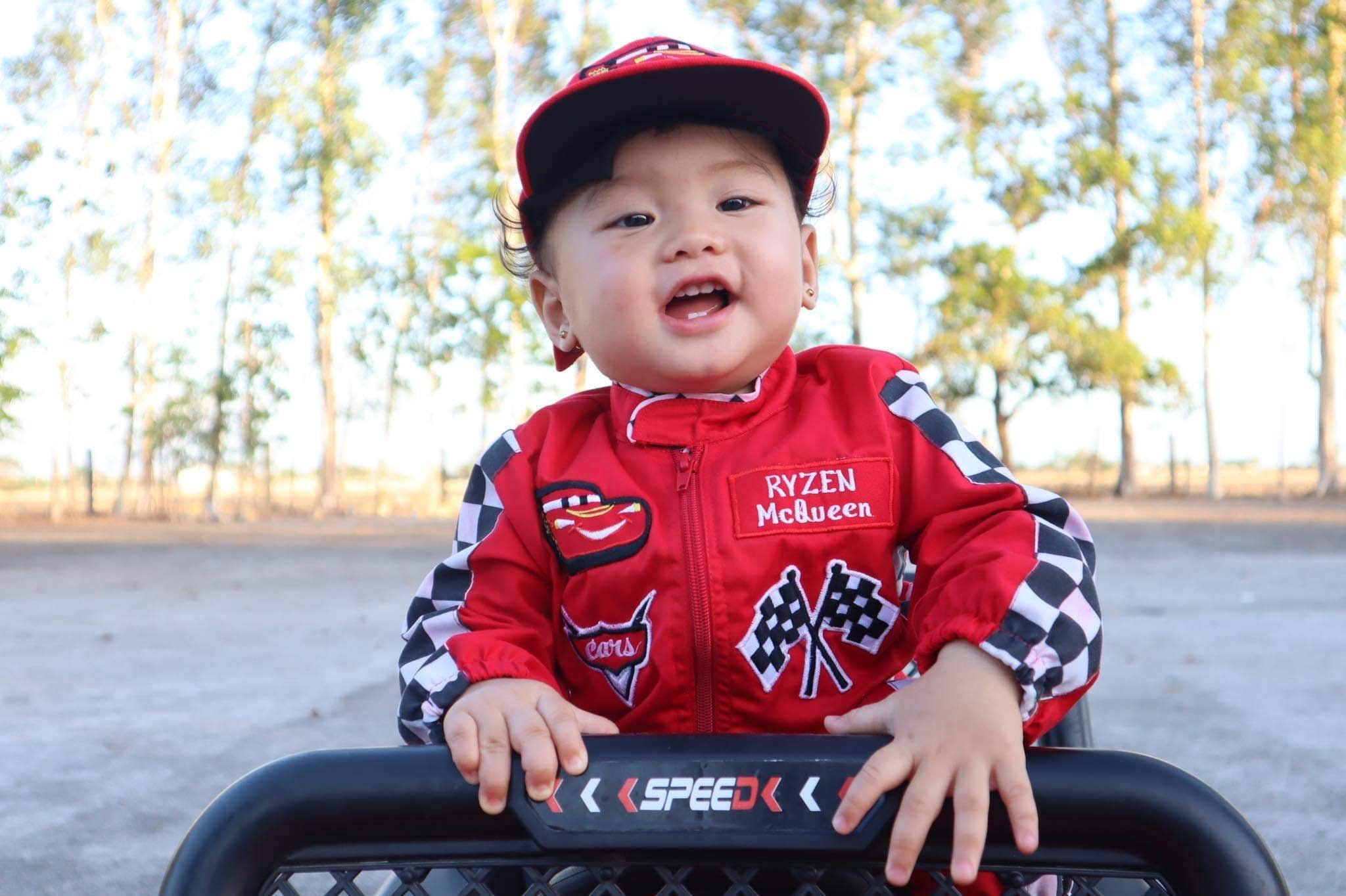 Cars Lightning Mc Queen Inspired Racing Costume for Kids Halloween ...