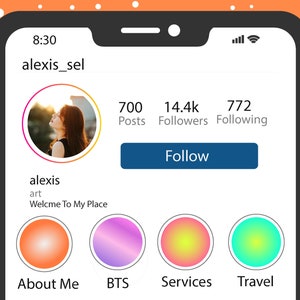 Retro Instagram Highlight Covers | 70s Retro Rainbow Set of 50 Digital ...