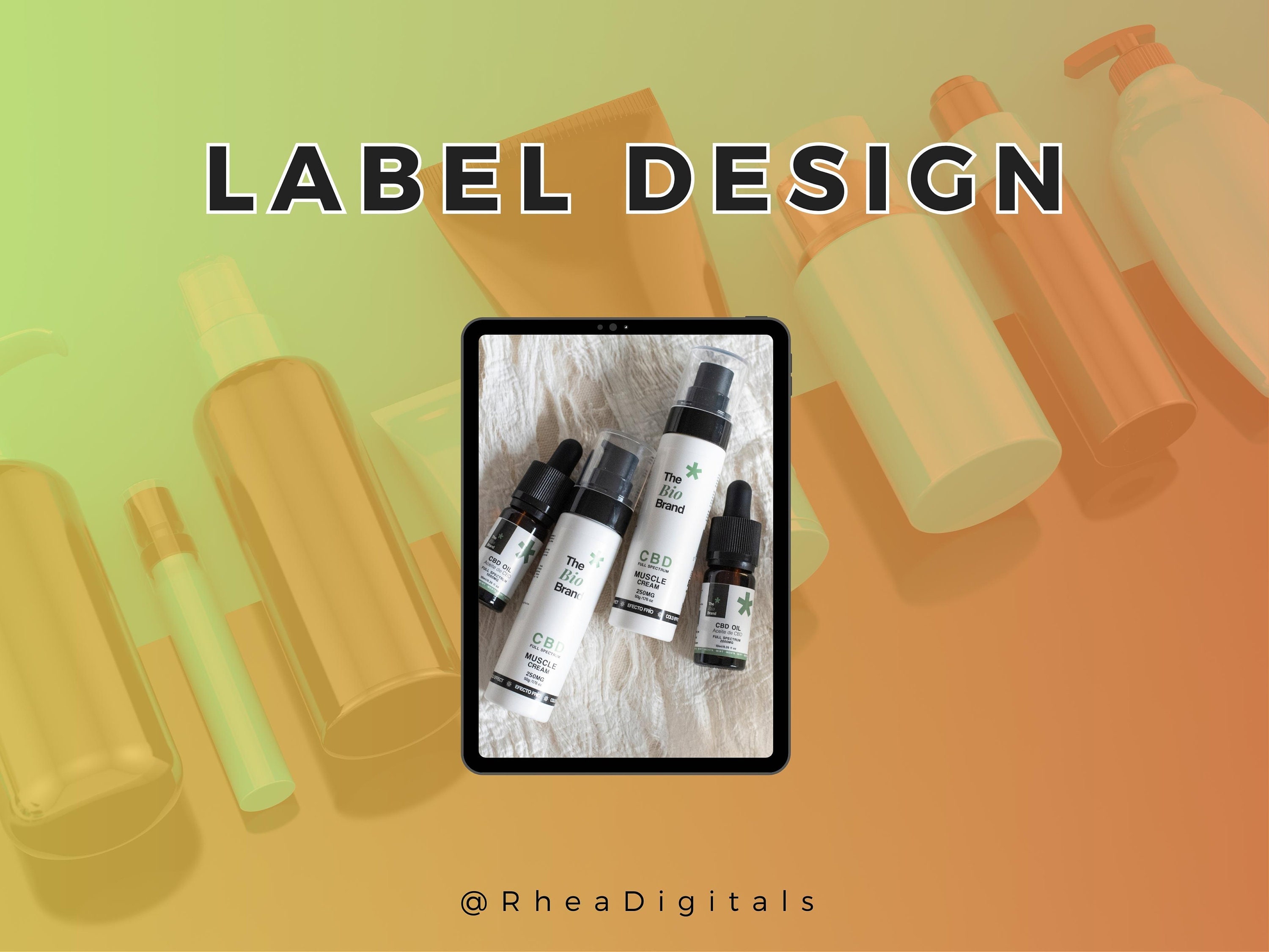 Custom Branding Kit Box Design Label Design Bag Design Thank You Card ...