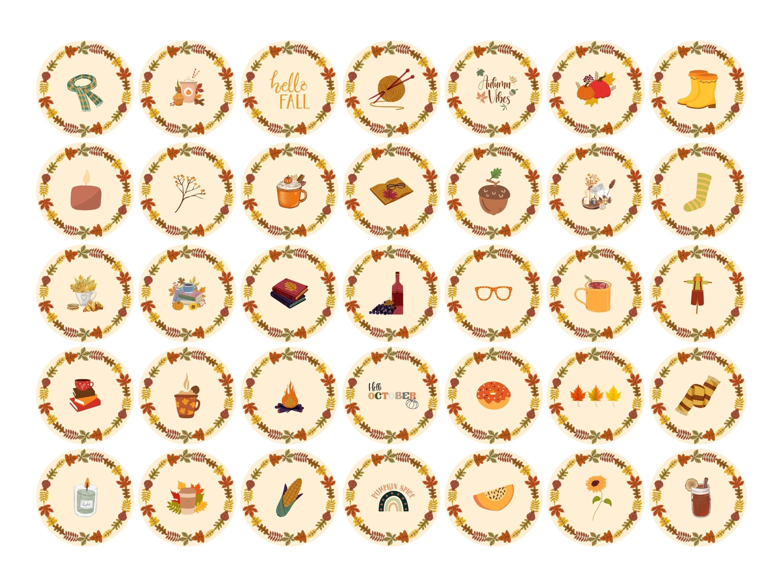 Autumn Instagram Highlight Covers Earth Tones | Fall | Minimalist ...