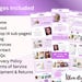 Wix Website Template, Purple Wix Website Theme, Purple Magic Website ...
