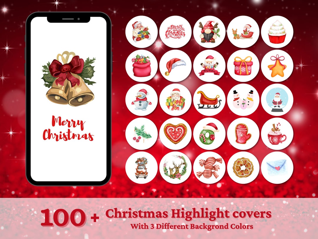 Christmas Instagram Highlight Covers | Holiday Highlight Icons ...