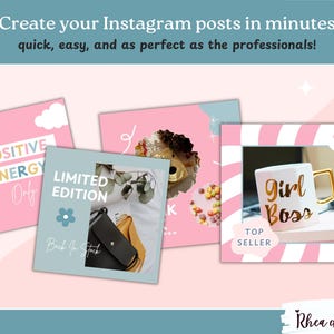 Fun Instagram Post Template | DIY Canva Template | Retro Instagram ...