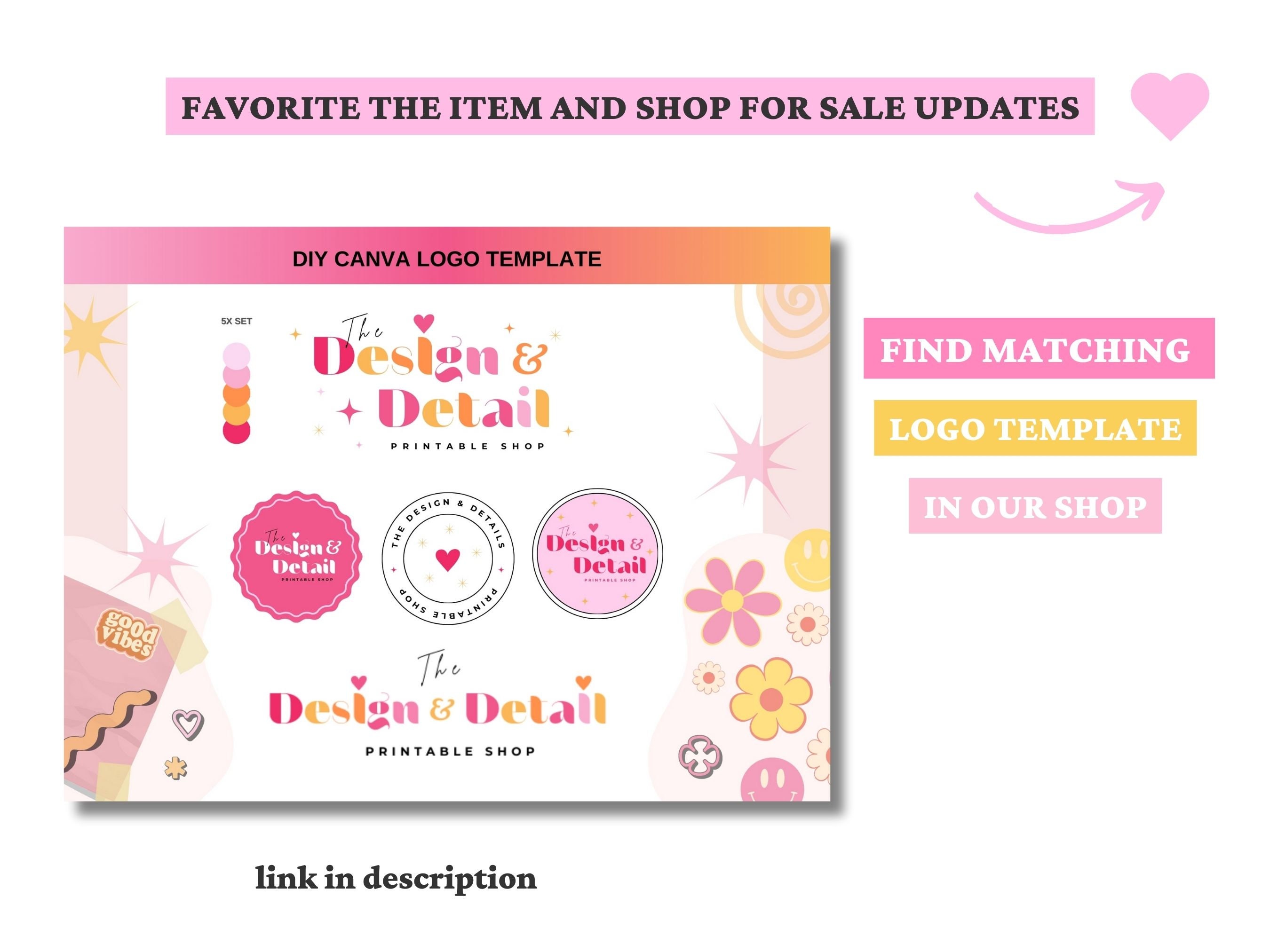 Pink Instagram Templates Groovy Social Media Templates Retro Canva ...