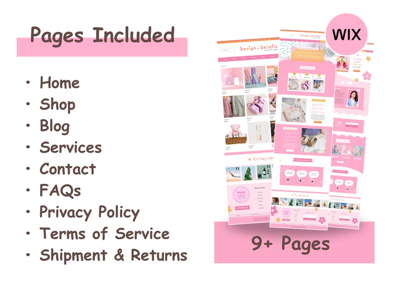 Creative Wix Template Rainbow Colors Wix Website Design Wix Store ...