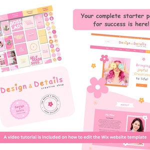 Creative Wix Template Rainbow Colors Wix Website Design Wix Store ...