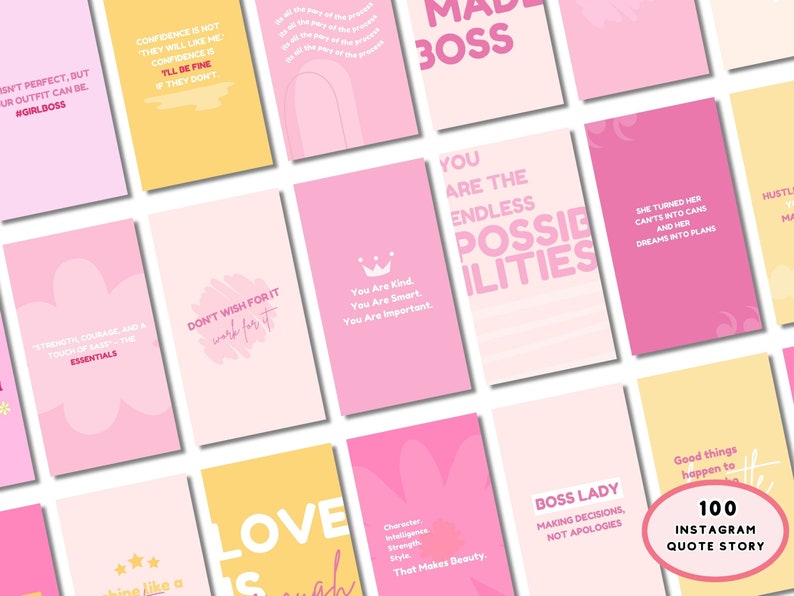 Pink Instagram Templates | Groovy Social Media Templates| Retro Canva ...