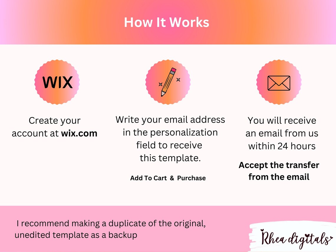 Creative Wix Template - Rainbow Colors Wix Website Design - Wix Store ...