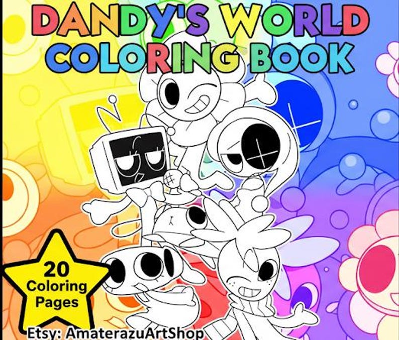 Printable Coloring Book: Dandys World Inspire Digital Download Roblox ...