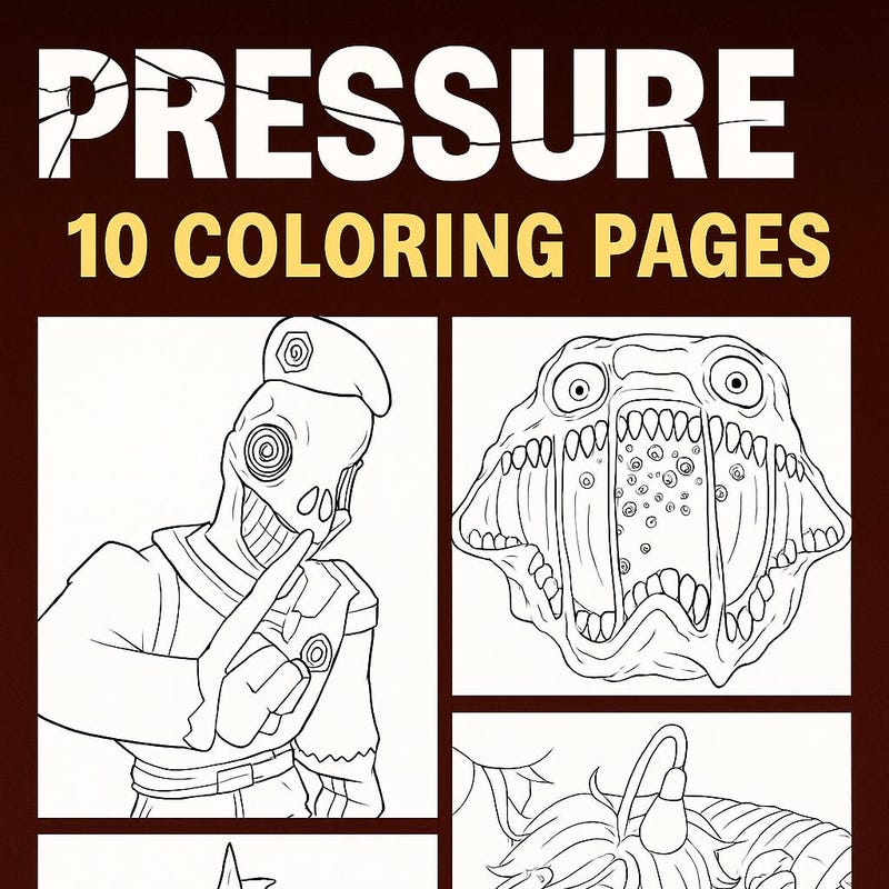 Forsaken Coloring Pages - Etsy Australia