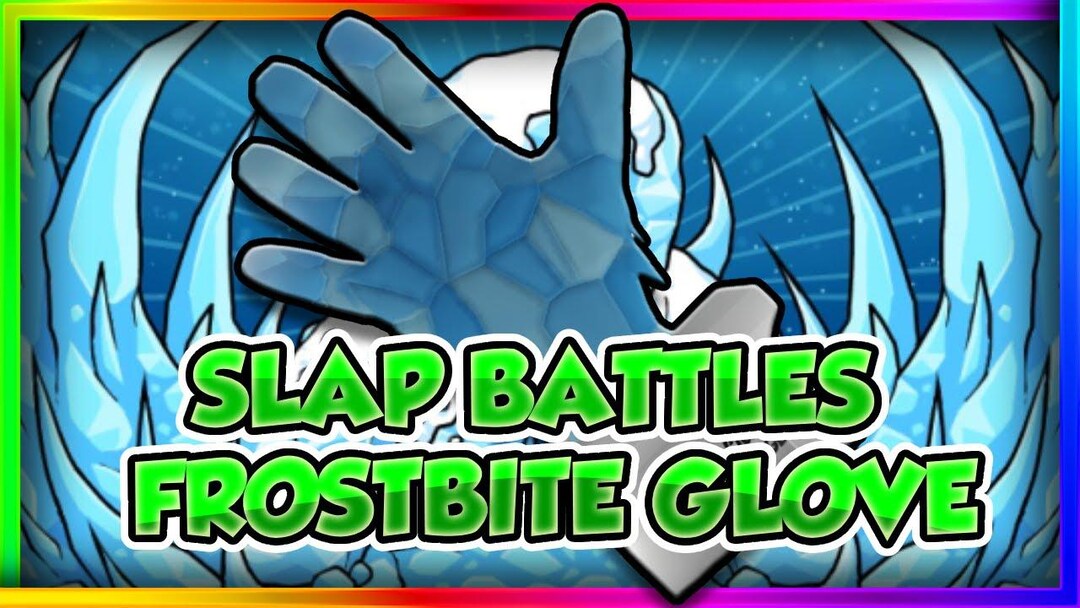 Roblox Slap Battles Frostbite Glove - Etsy