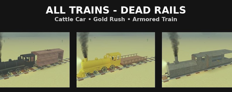 Dead Rails All Trains Gift Roblox Fast Delivery - Etsy